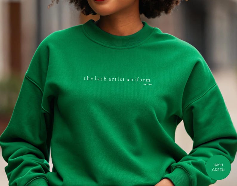 Lash Artist Apparel | Lash Crew Neck Sweatshirt | Lash Artist ...