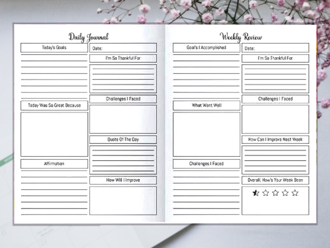 Mental Health Journal Printable Mental Health Planner - Etsy