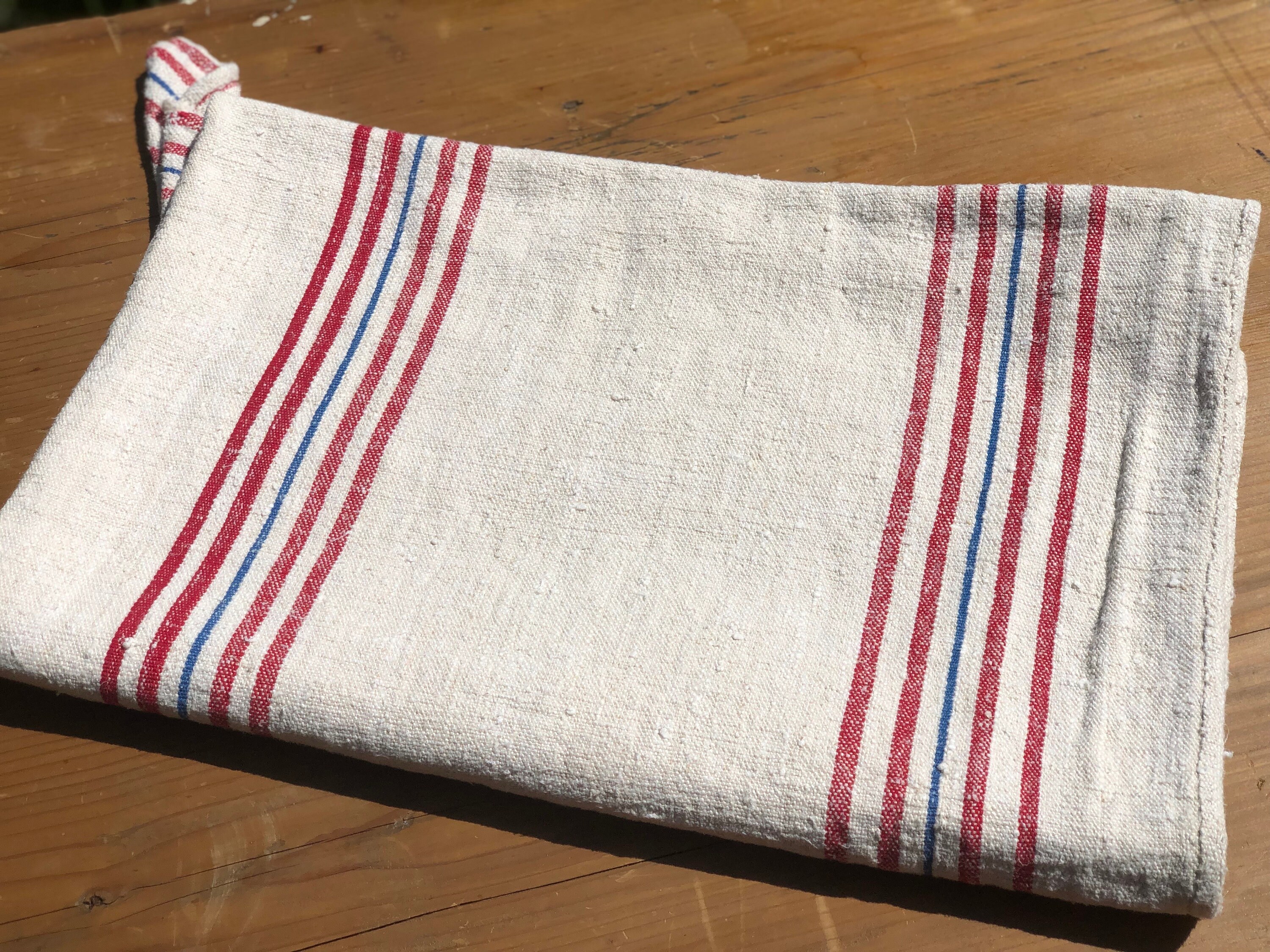 Stunning Large Antique Hungarian Grain Sack, Linen Fabric for Your ...