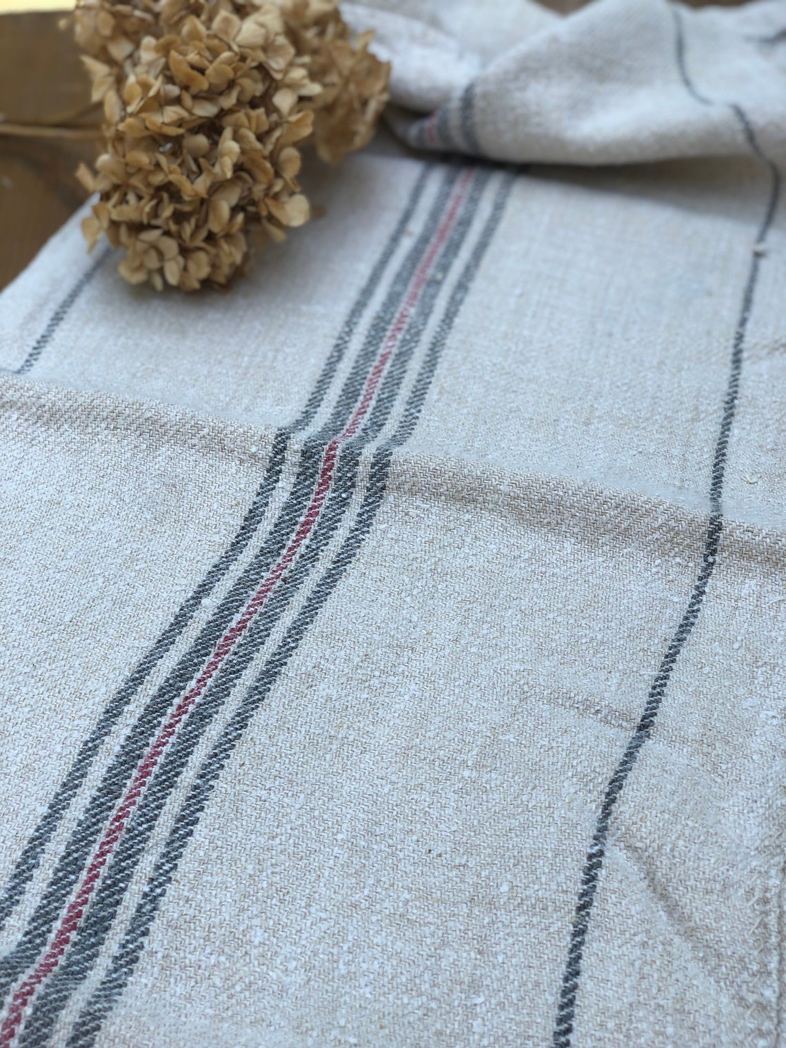 Striped Vintage Hungarian Grain Sack Lightly Stained (rx32)) - Etsy