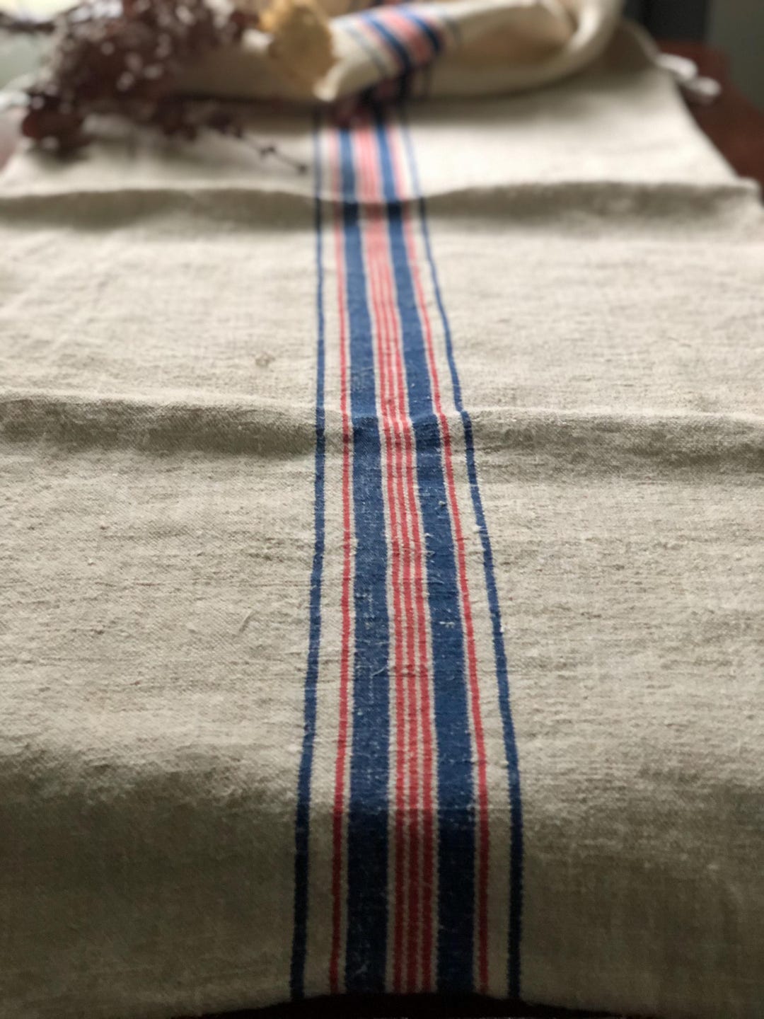 Antique Hungarian Grain Sack With Beautiful Stripes, Linen Fabric (mx38) - Etsy