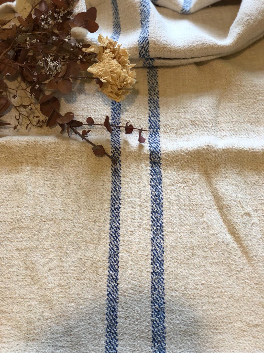 Antique Hungarian Grain Sack With Small Stain for Your Sewing Project ...