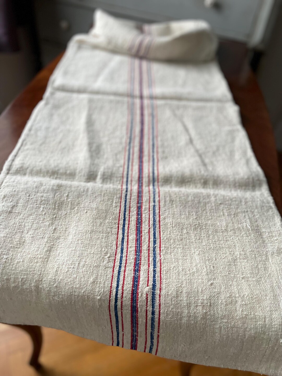 Antique Hungarian Grain Sack With Beautiful Stripes, Linen Fabric (mx54) - Etsy