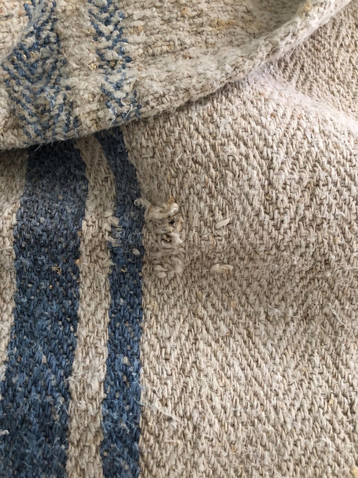 Antique Hungarian Grain Sack for Your Creative Project With Initials ...