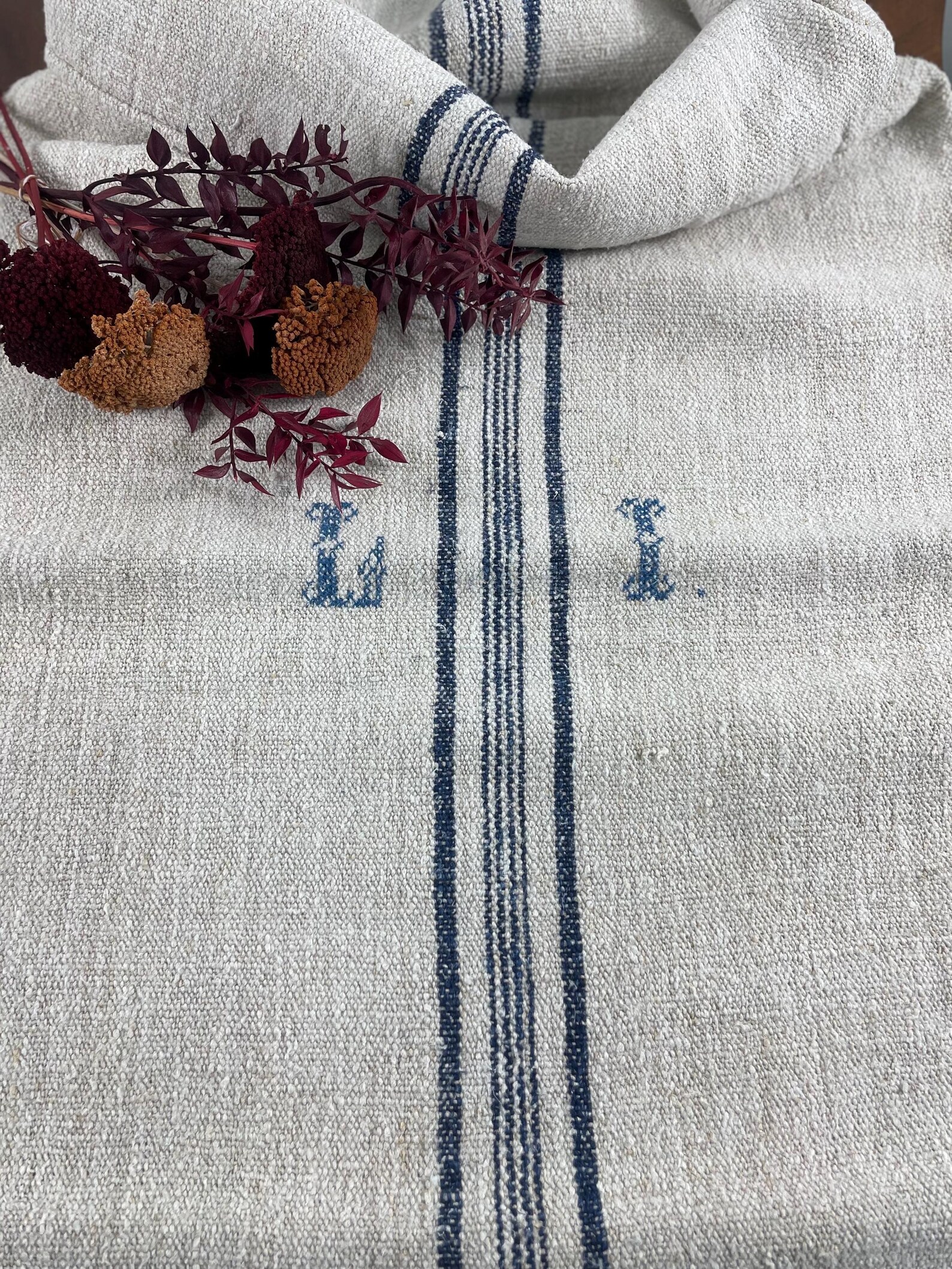 Beautiful Large Hungarian Grain Sack With Initials for Your Creative ...