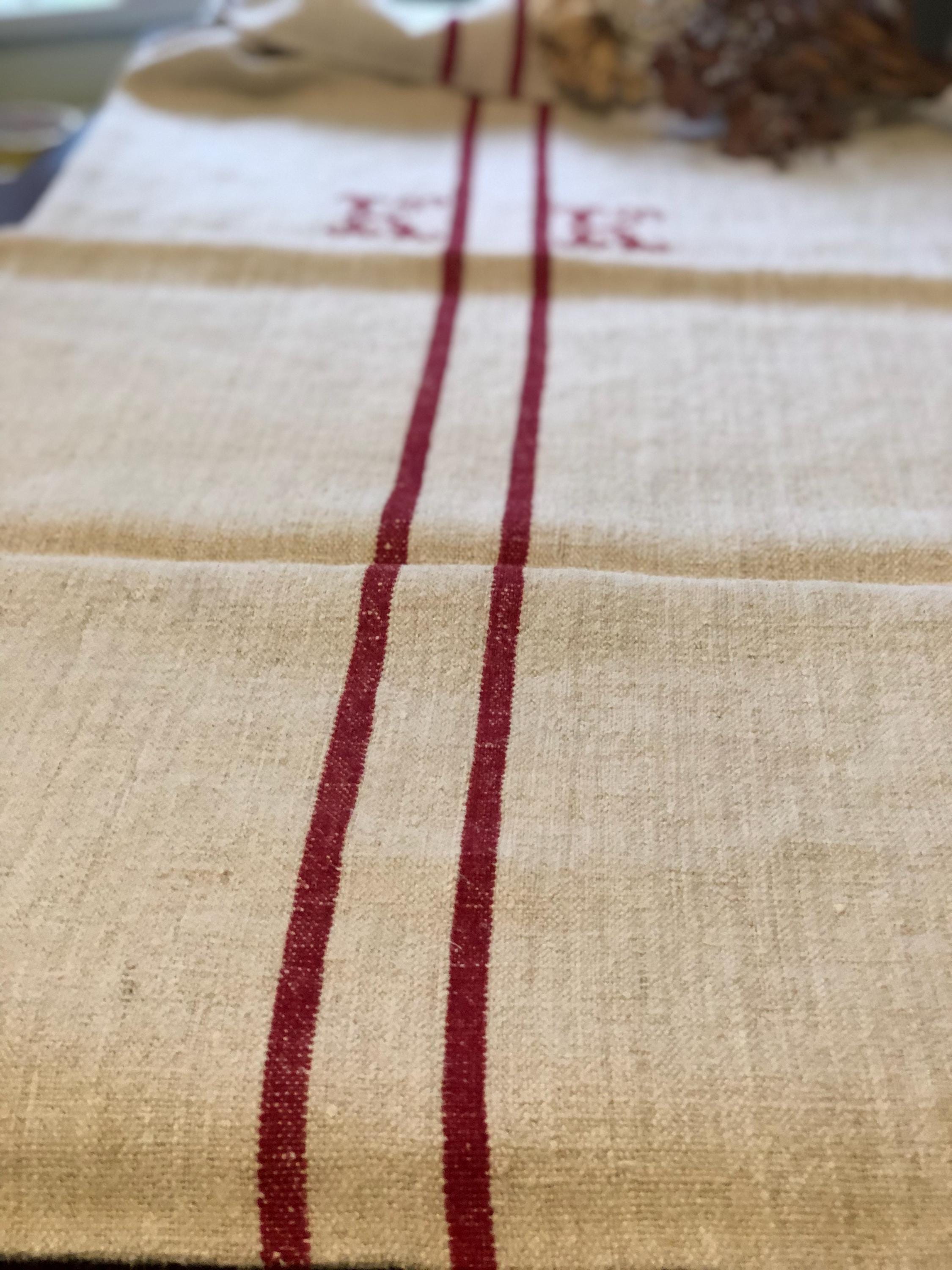 Antique Hungarian Grain Sack With Initials, Table Linen (mx45) - Etsy