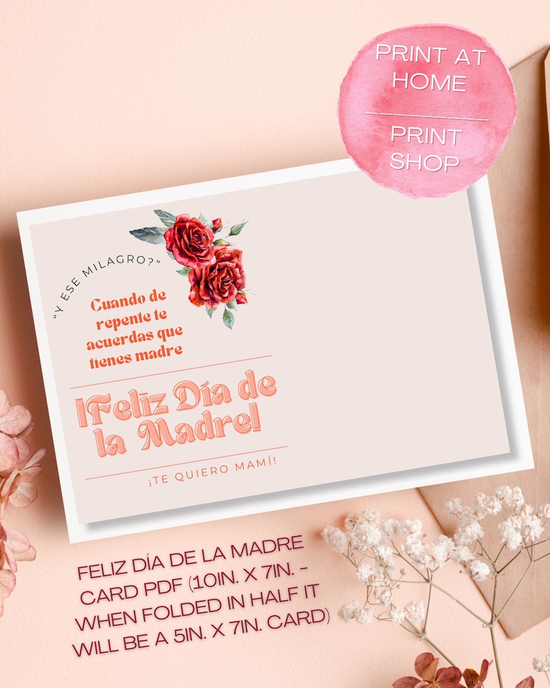 Feliz Día De La Madre, Tarjeta Feliz Dia De La Madre, Happy Mother’s ...