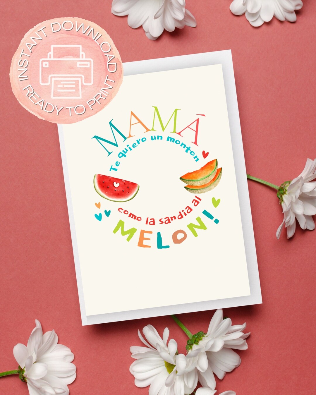 Mama Te Quiero Un Monton Como La Sandia Al Melon, Feliz Día De Las ...