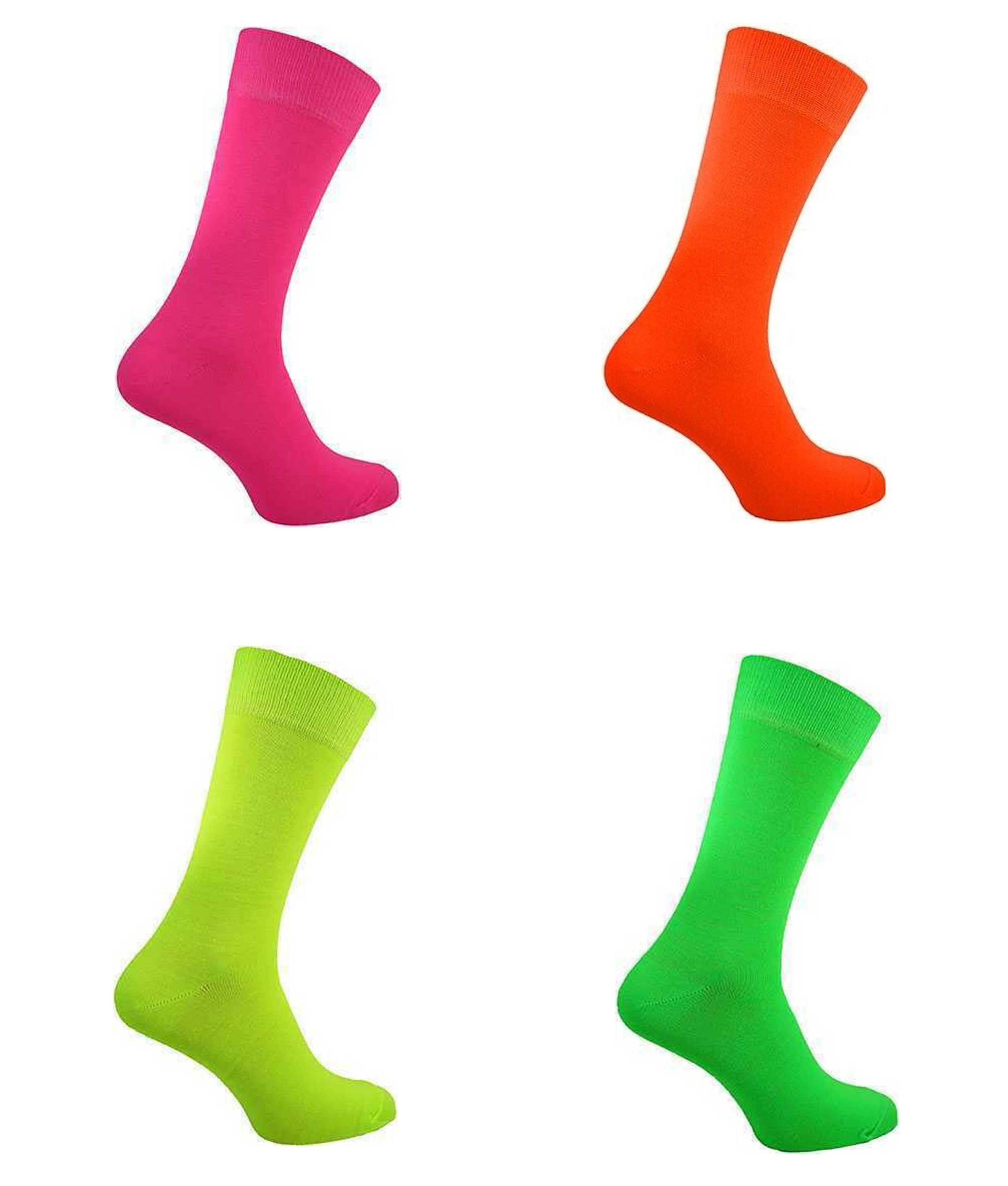Ladies Neon Socks Wedding Neon Socks Fluorescent Pink Neon Fashion ...