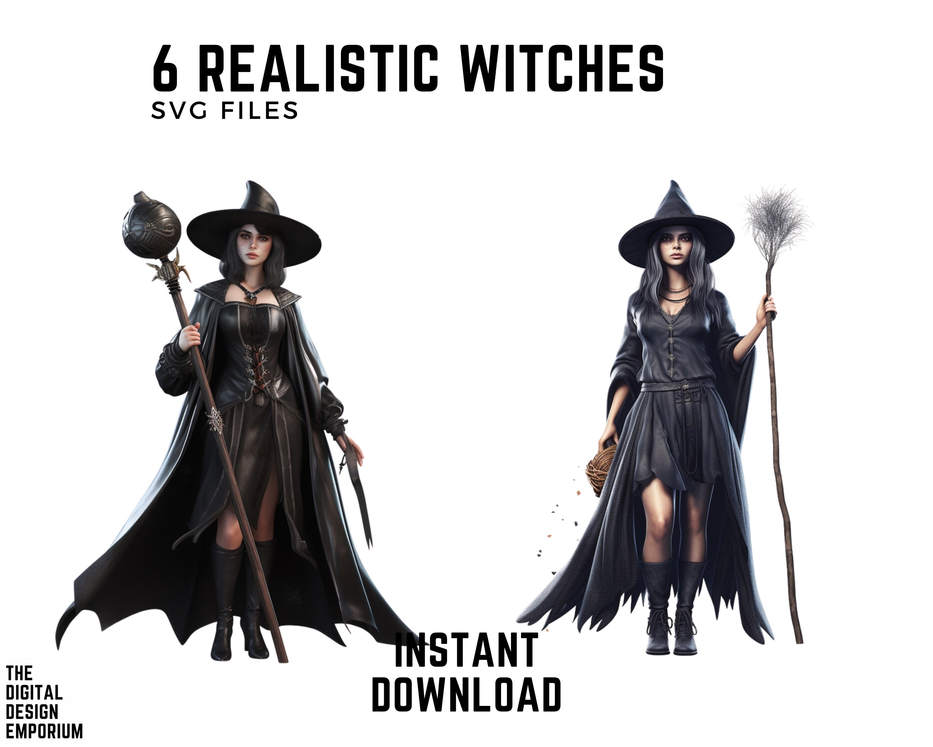 Realistic Witches PNG Images for Commercial Use, No Background, Art ...