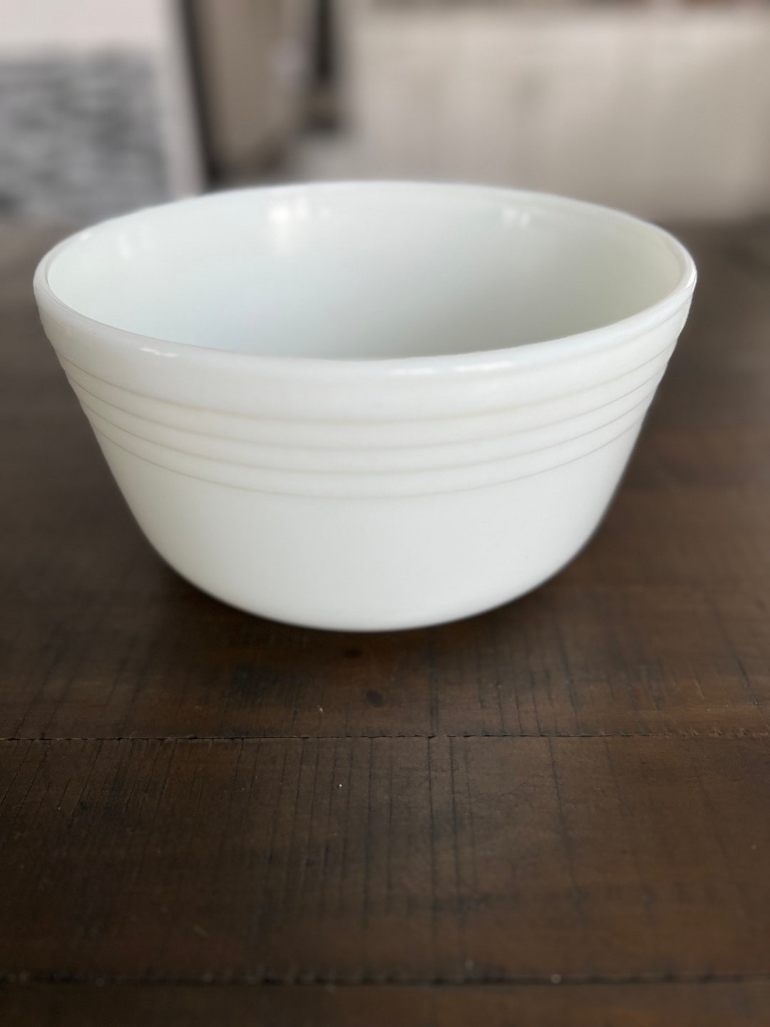 Vintage Pyrex Milk Glass Mixing Bowl - Etsy