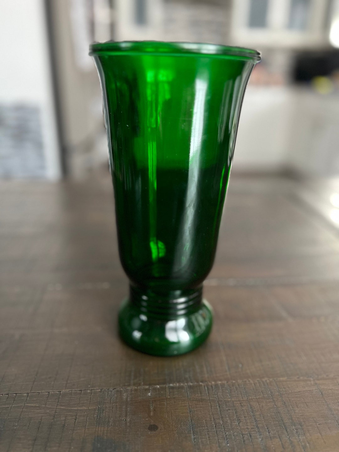 Vintage Emerald Green Cleveland Napco Glass Vase - Etsy