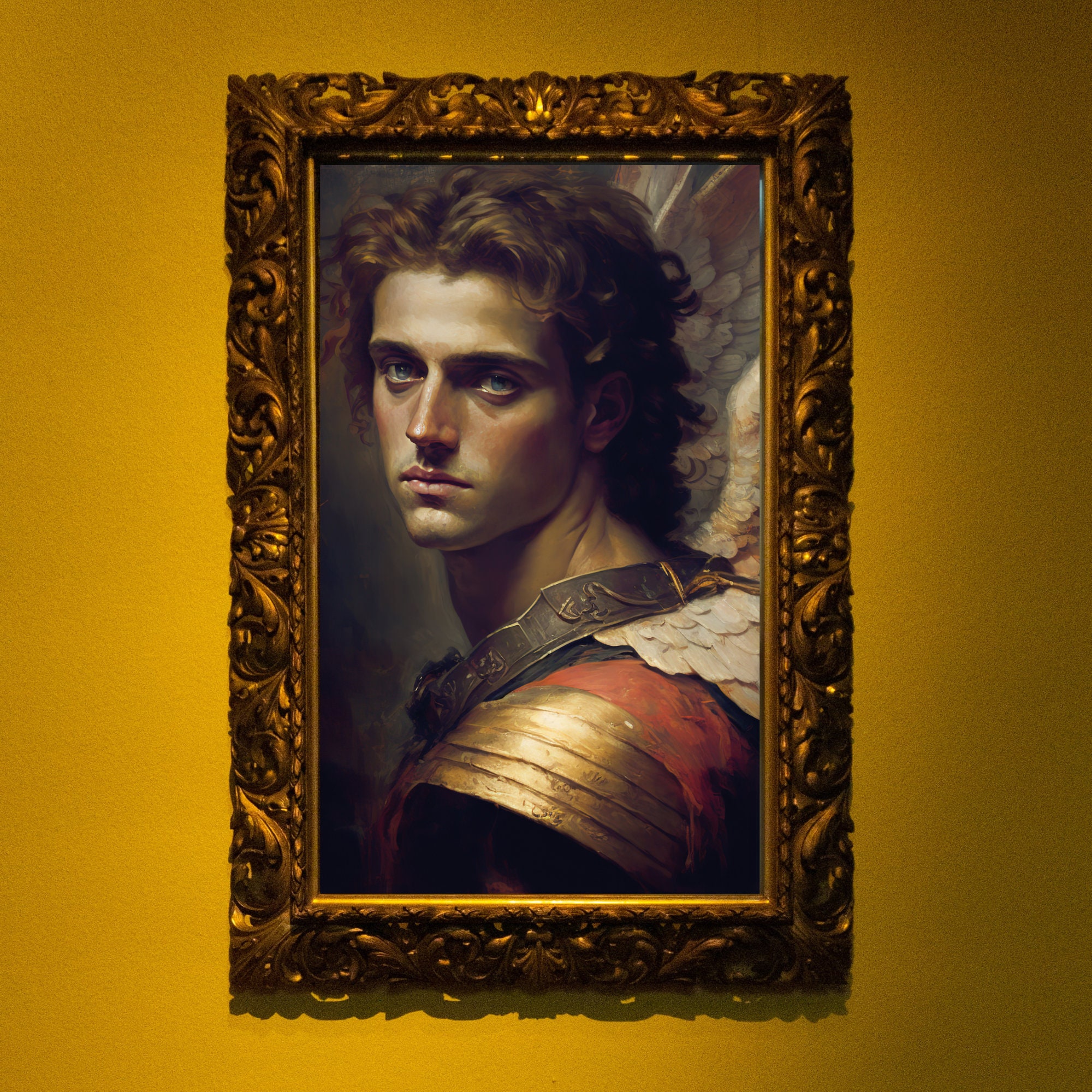 Archangel Michael St Michael Print, Christian Art Work, Catholic ...