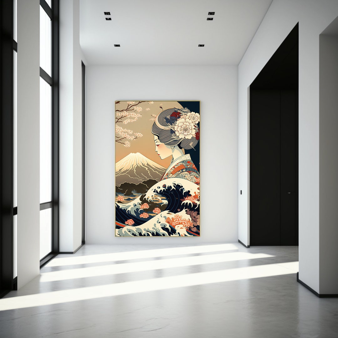 UKIYOE PRINT, Hokusai Print the Great Wave Print Great Wave Poster ...