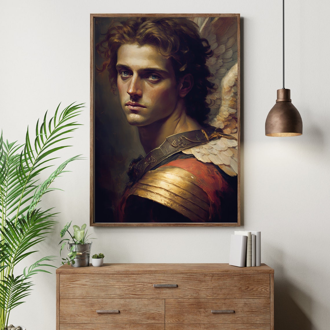 Archangel Michael St Michael Print, Christian Art Work, Catholic ...