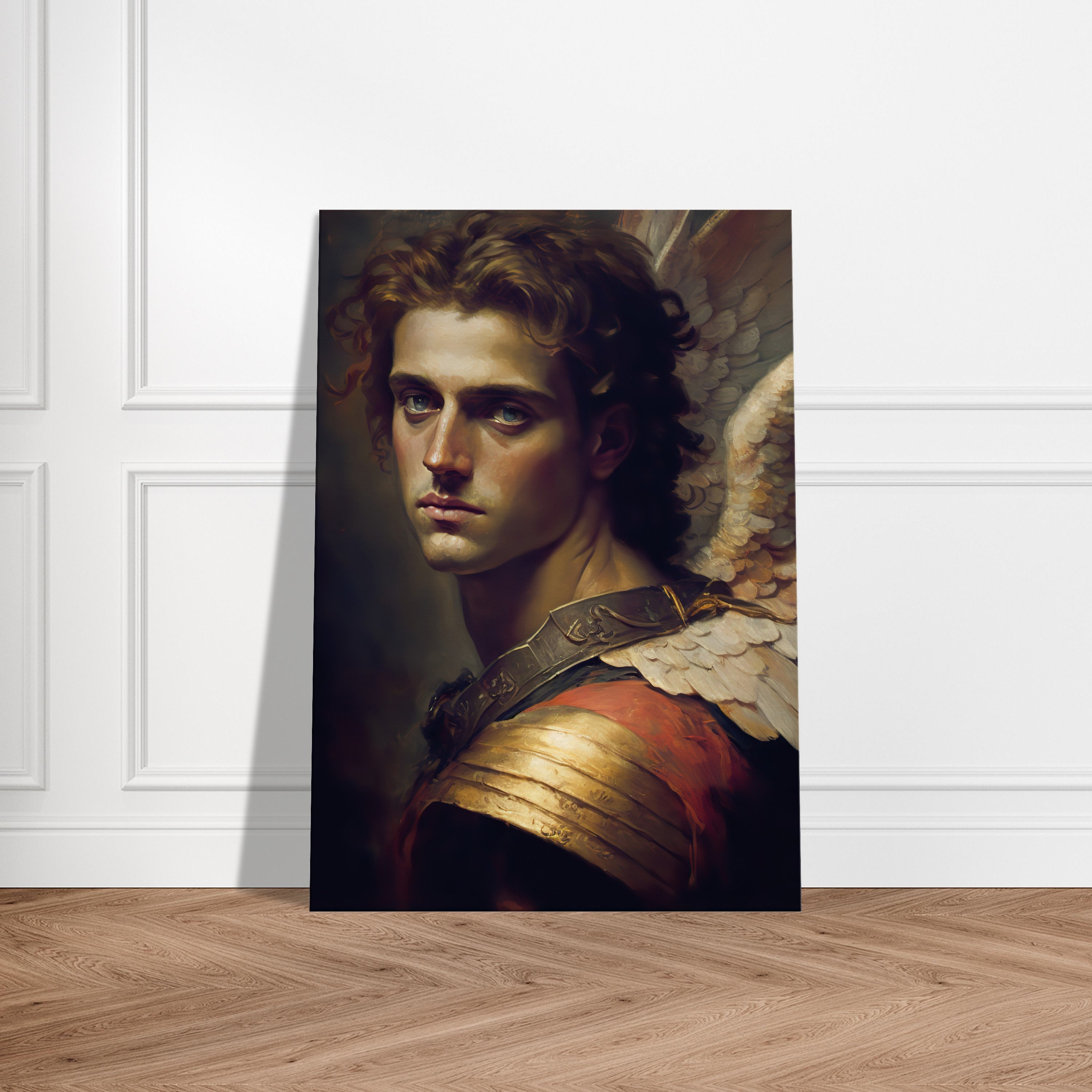 Archangel Michael, St Michael Canvas, Christian Art Work, Archangel ...