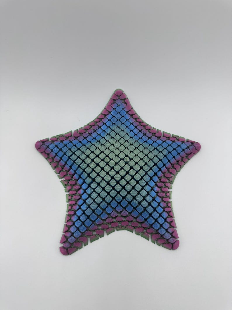 Flexi Starfish Fidget Toy: Bendable Sensory Desk Pet - Etsy