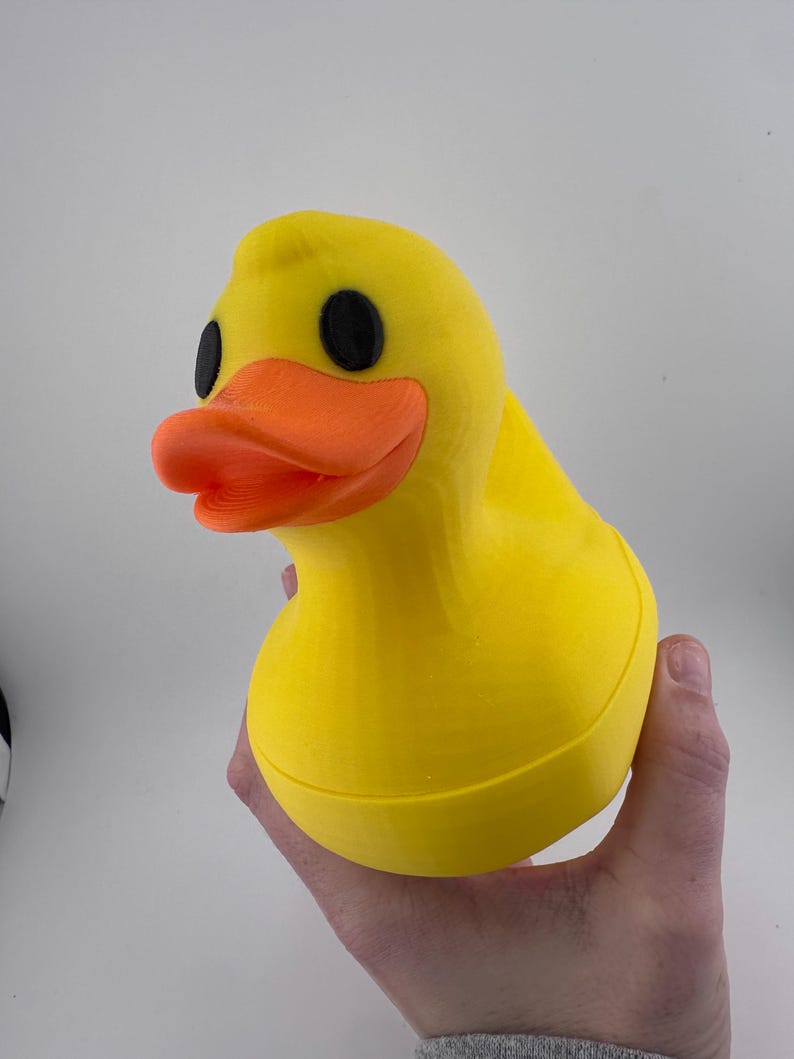 3D Printed Rubber Duck Container With Micro Miniature Figurines - Etsy