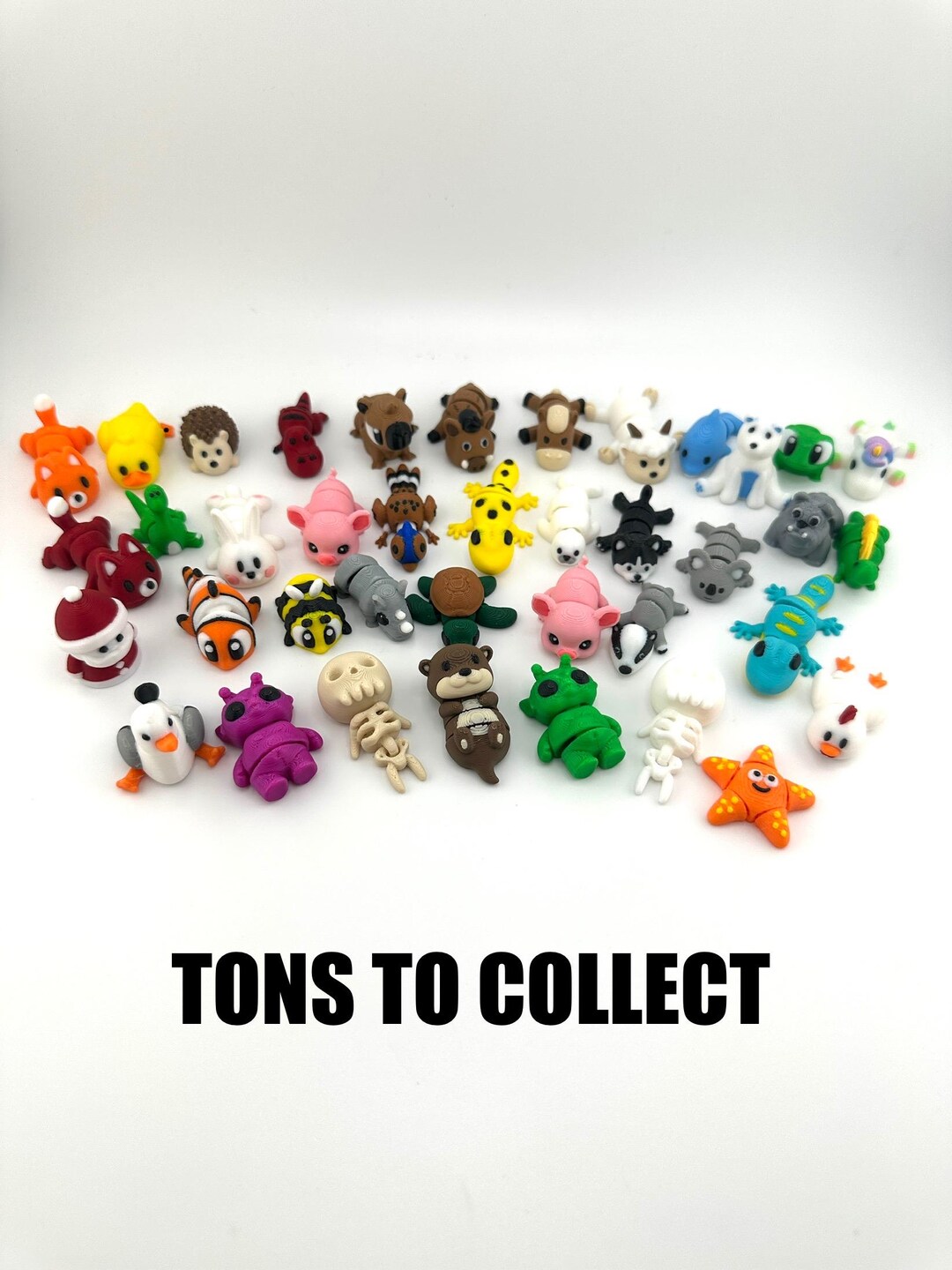 Micro 3D Printed Animal Figurines – Collectible Miniature Creatures - Etsy