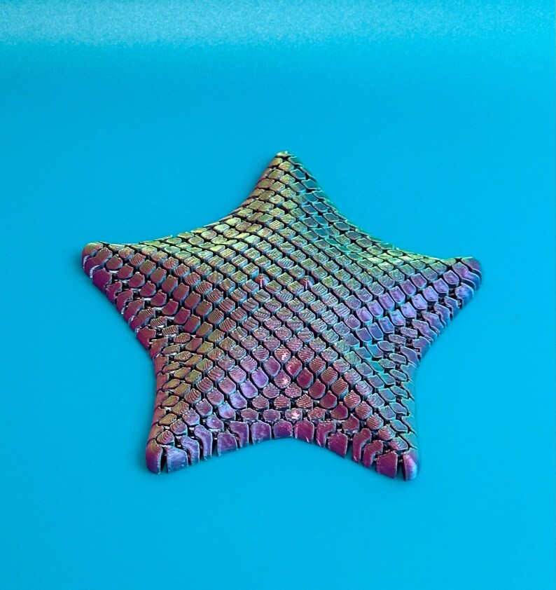 3D Printed Starfish Fidget Toy: Articulated Sensory Desk Toy - Etsy