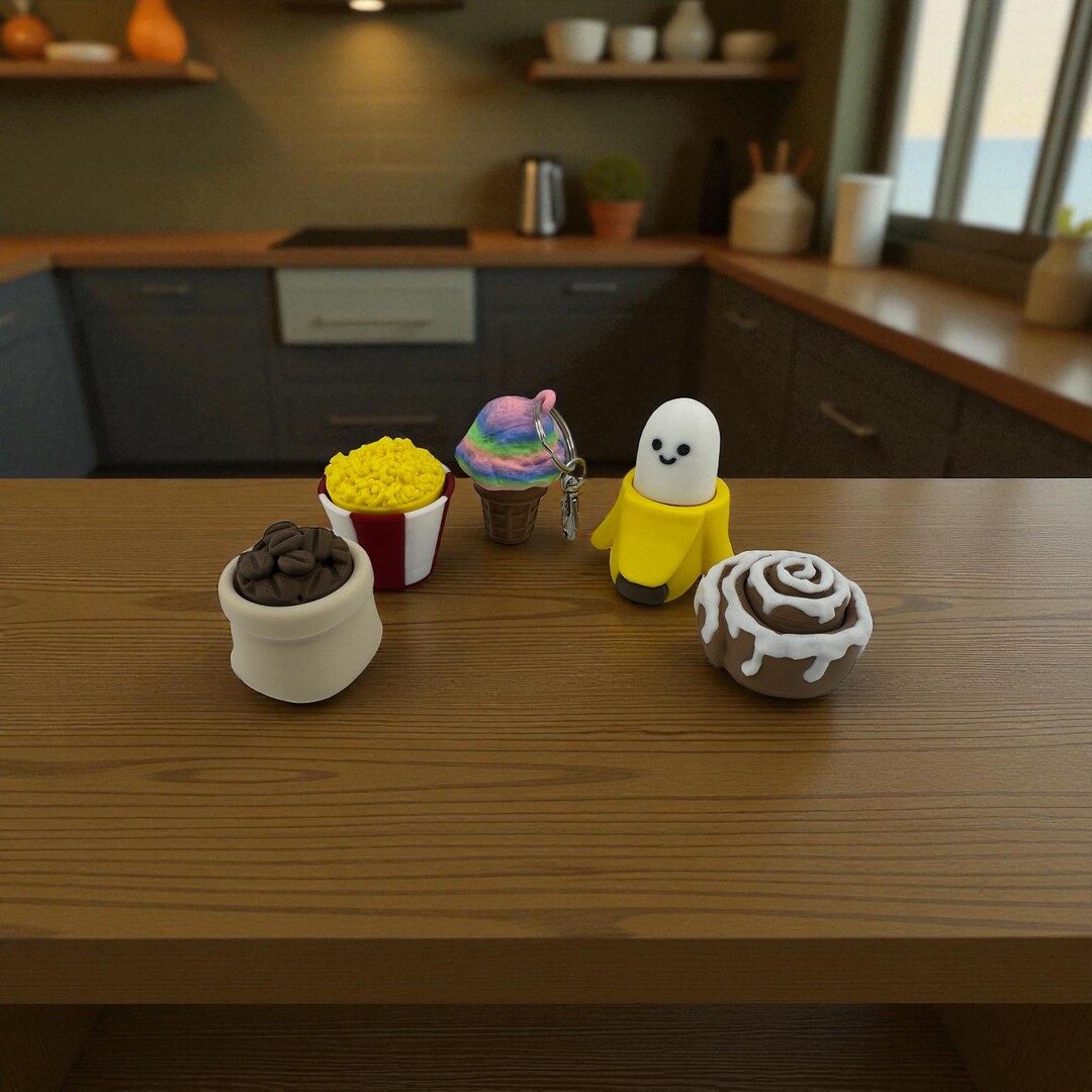 Snack Clickers – Adorable 3D Printed Food Fidgets to Collect and Click ...