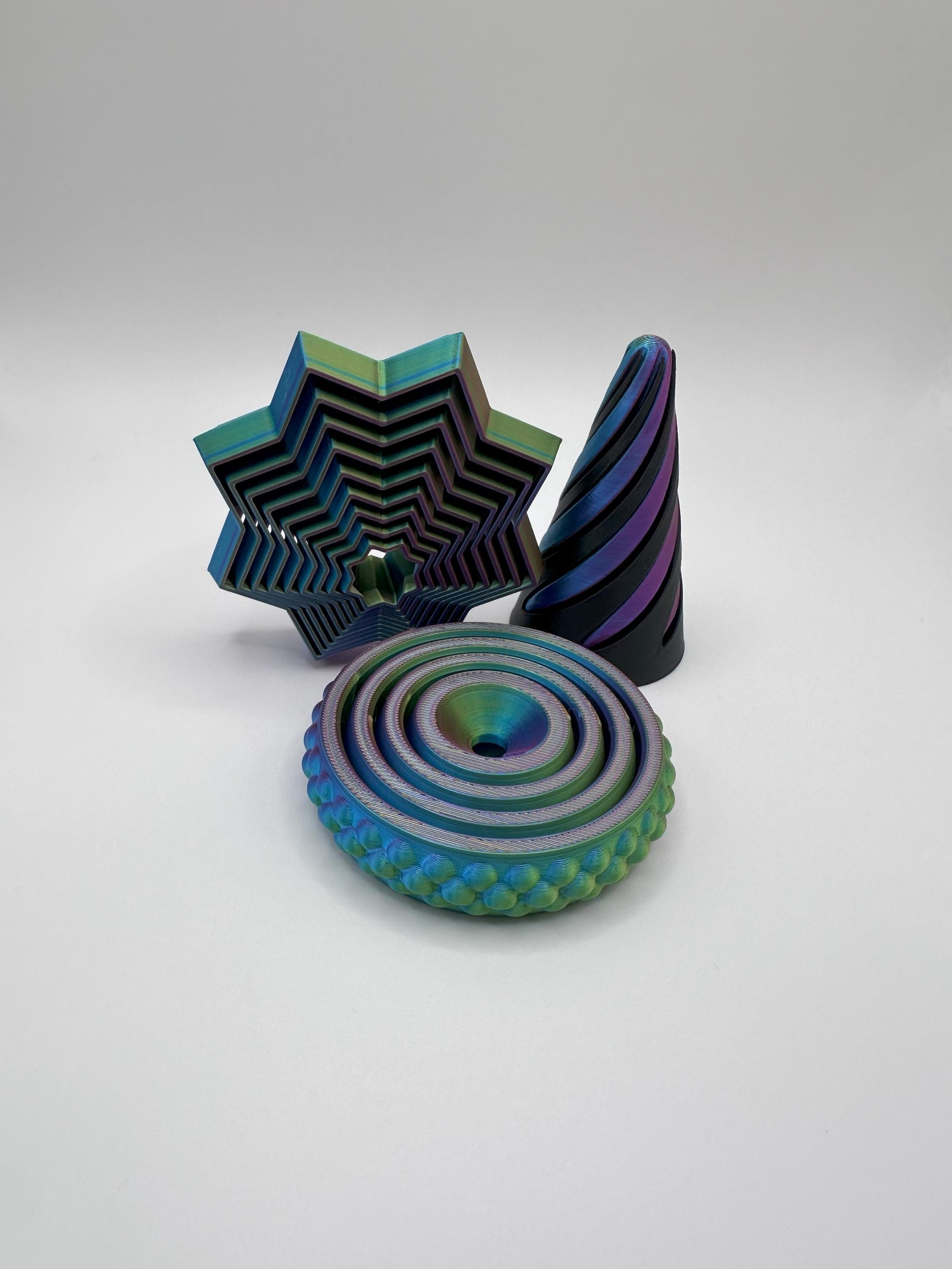 3D Printed Fidgets - Set of 3 - Etsy