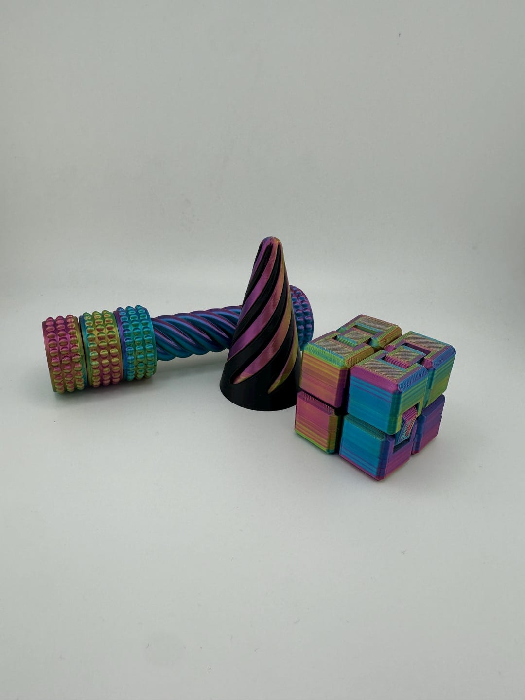 Triple Fidget Fun – 3D Printed Clicker Set of 3 - Etsy