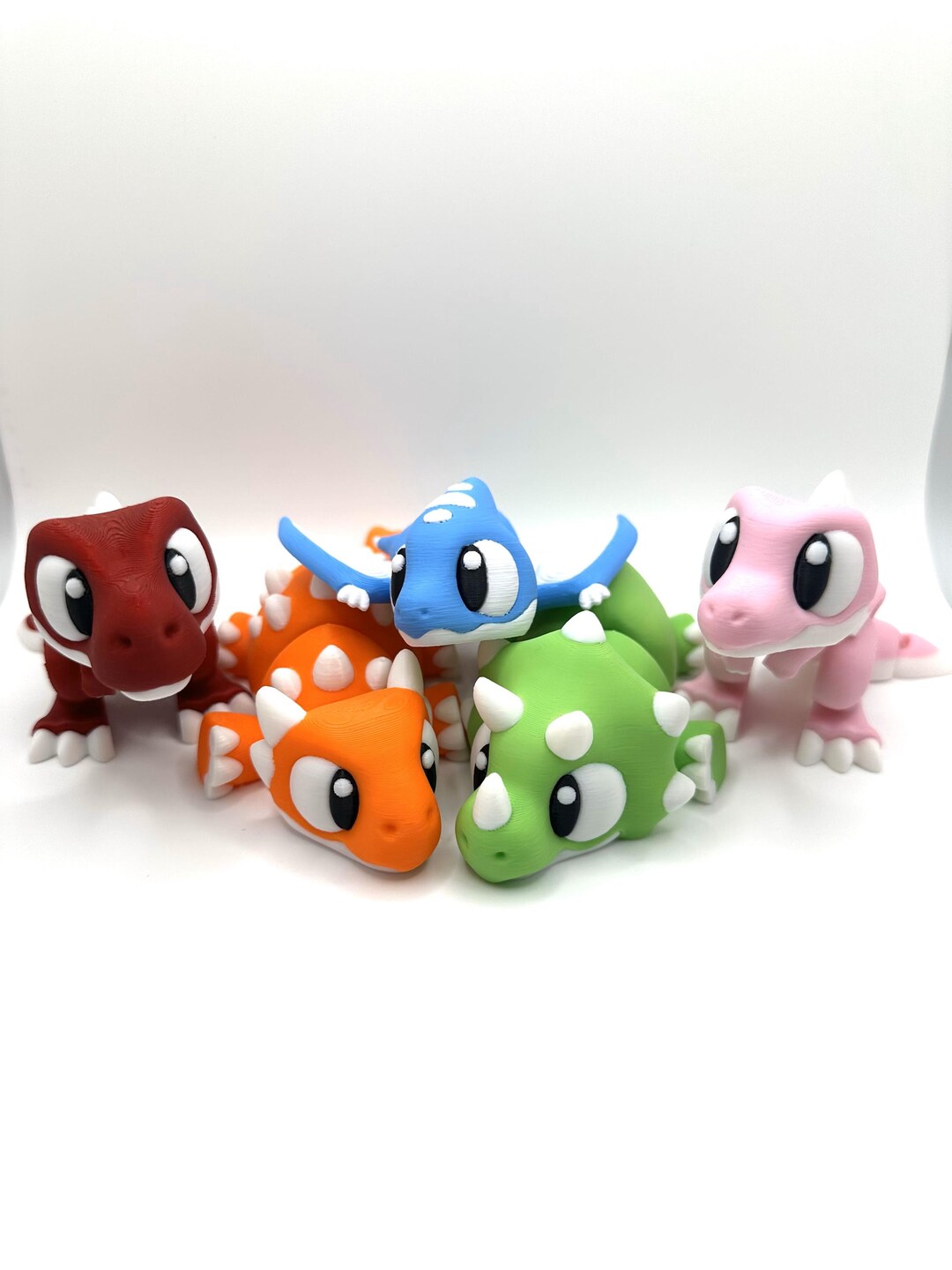 Articulated Dinosaur Fidgets - 3D Printed Dinos - Etsy