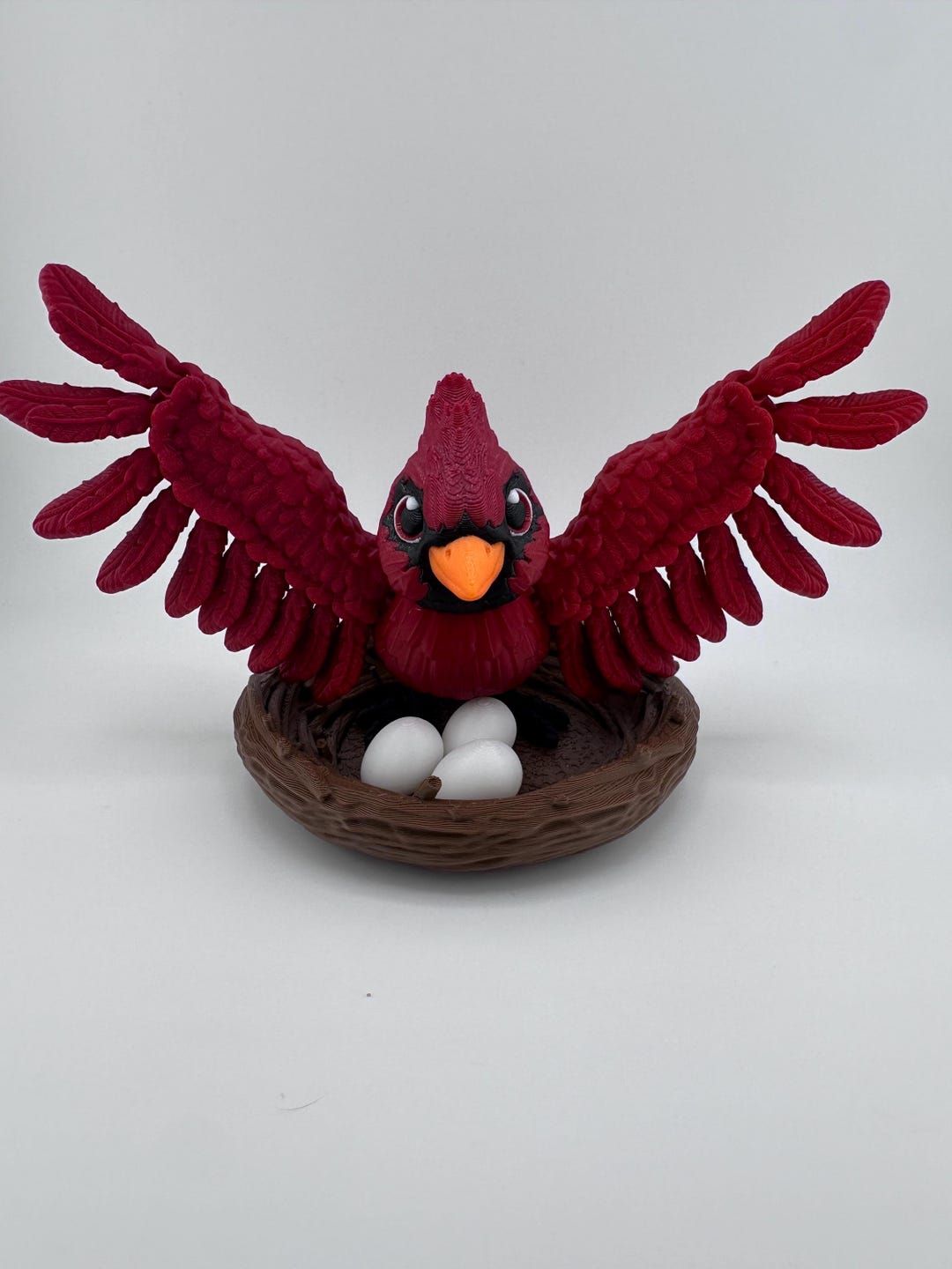 Red Cardinal Fidget: 3D Printed Articulated Desk Decor - Etsy