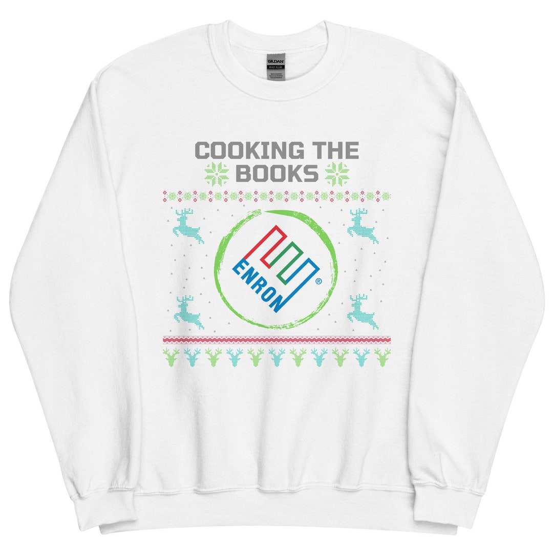 Cooking the Books Enron Unisex Sweatshirt Ugly Christmas - Etsy