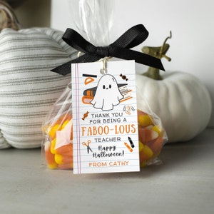 Faboolous Teacher Tag Editable Printable for Happy Halloween Thank You ...