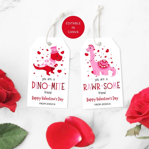 Dinosaur Valentine - Etsy