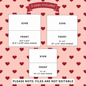 PYO Cookie Bag Topper Valentine's Day Printable, Hearts Paint Your Own ...