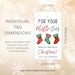 For Your Mistletoes Tag Editable, Christmas Socks Gift Tag Printable ...