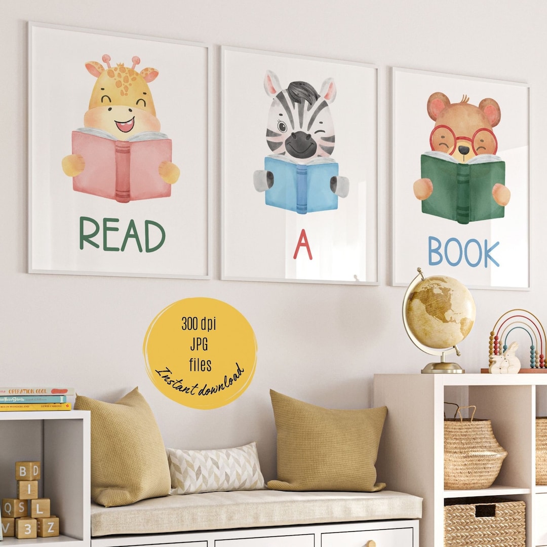 Read Sign for Playroom, Kids Reading Corner, Playroom Reading Nook ...