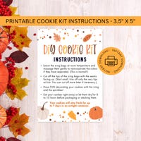 Happy Fall Y'all Printable Mini Cookie Card 3.5" X 5" - Fall, Latte ...