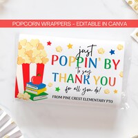 Teacher Appreciation Popcorn - Etsy