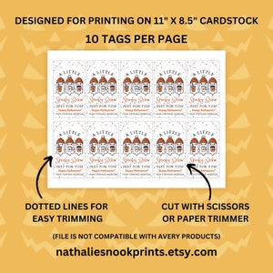 Halloween Coffee Teacher Tag Editable Printable Template, Spooky Brew ...