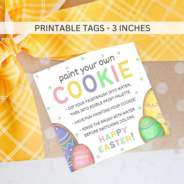 Label Instructions Paint Your Own Cookies - Etsy