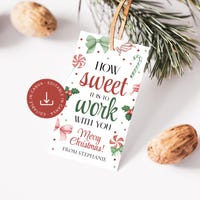 Christmas Coworker Gift Tags Printable / Christmas Office Gifts ...