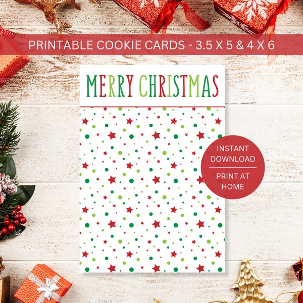 Christmas Cookie Card - Etsy