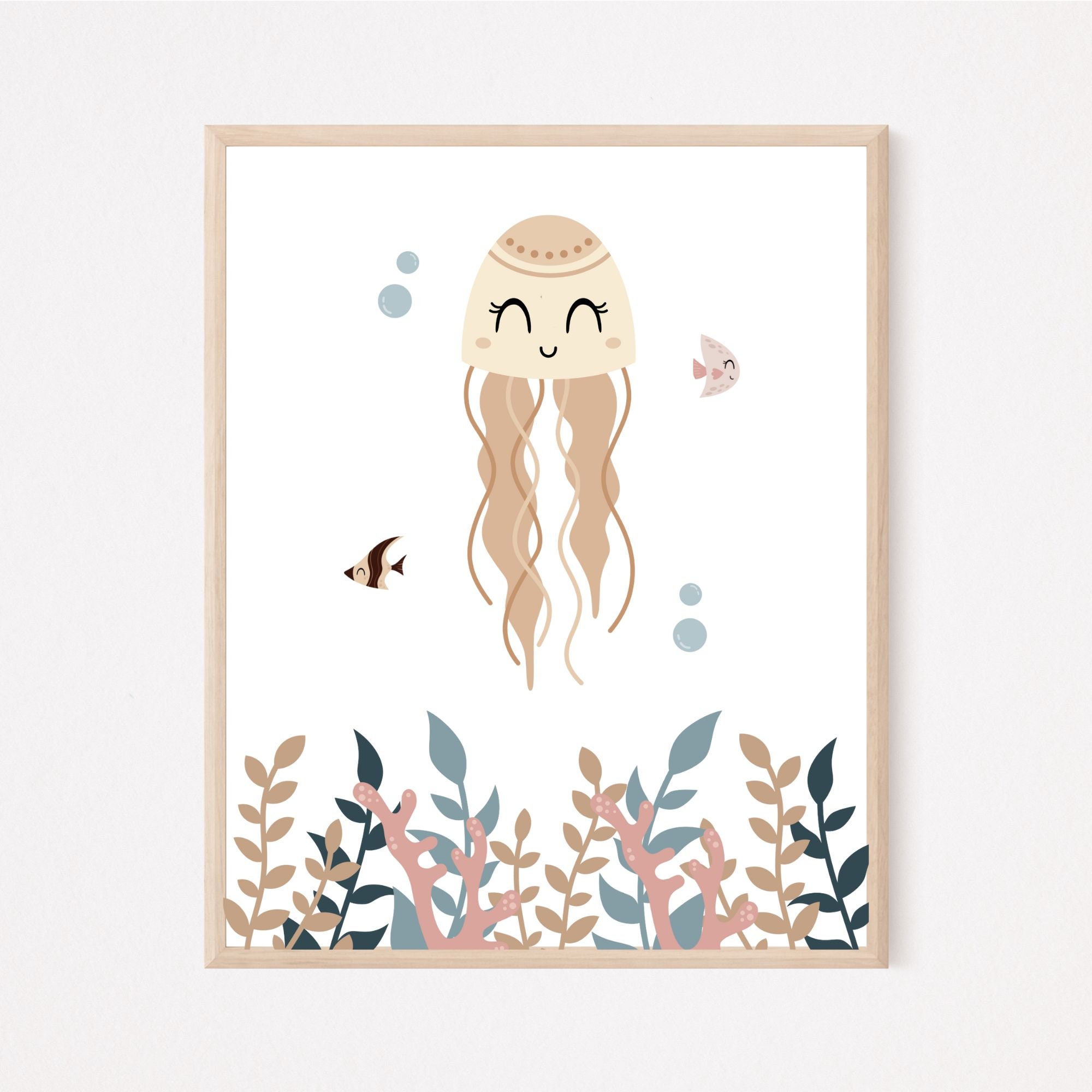 Boho Ocean Nursery Sea Life Nursery Art Sea Themed Nursery - Etsy