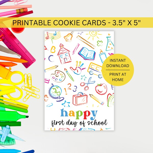 School Cookie - Etsy