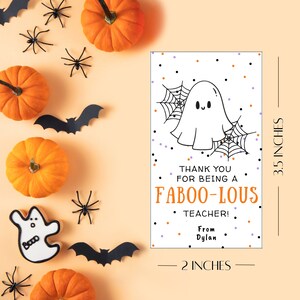 Faboolous Teacher Tag Editable Printable for Happy Halloween Thank You ...