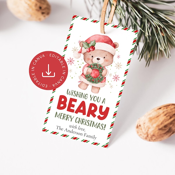 Beary Merry Christmas - Etsy