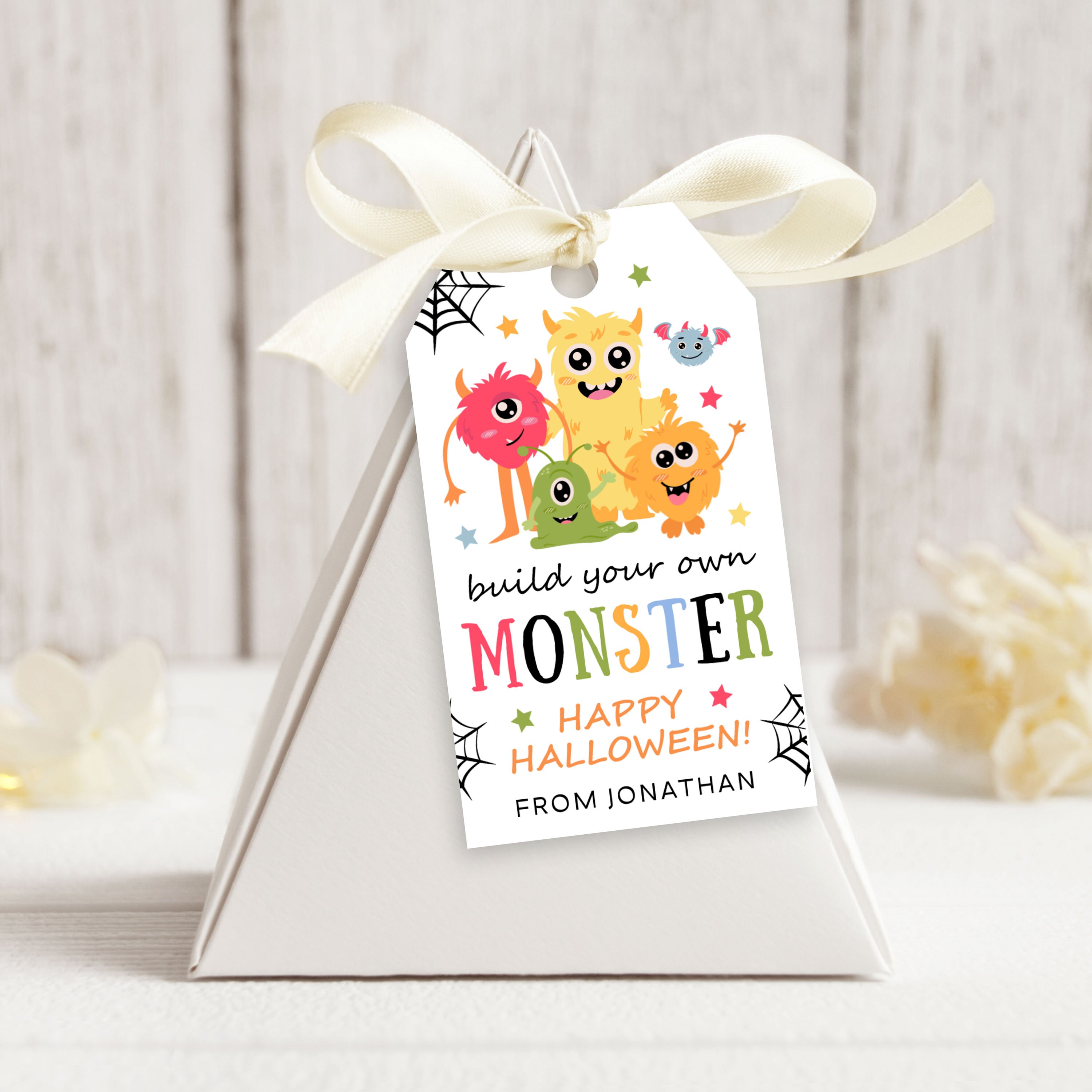 Build Your Own Monster Printable Tag Editable, Make Your Own Monster ...