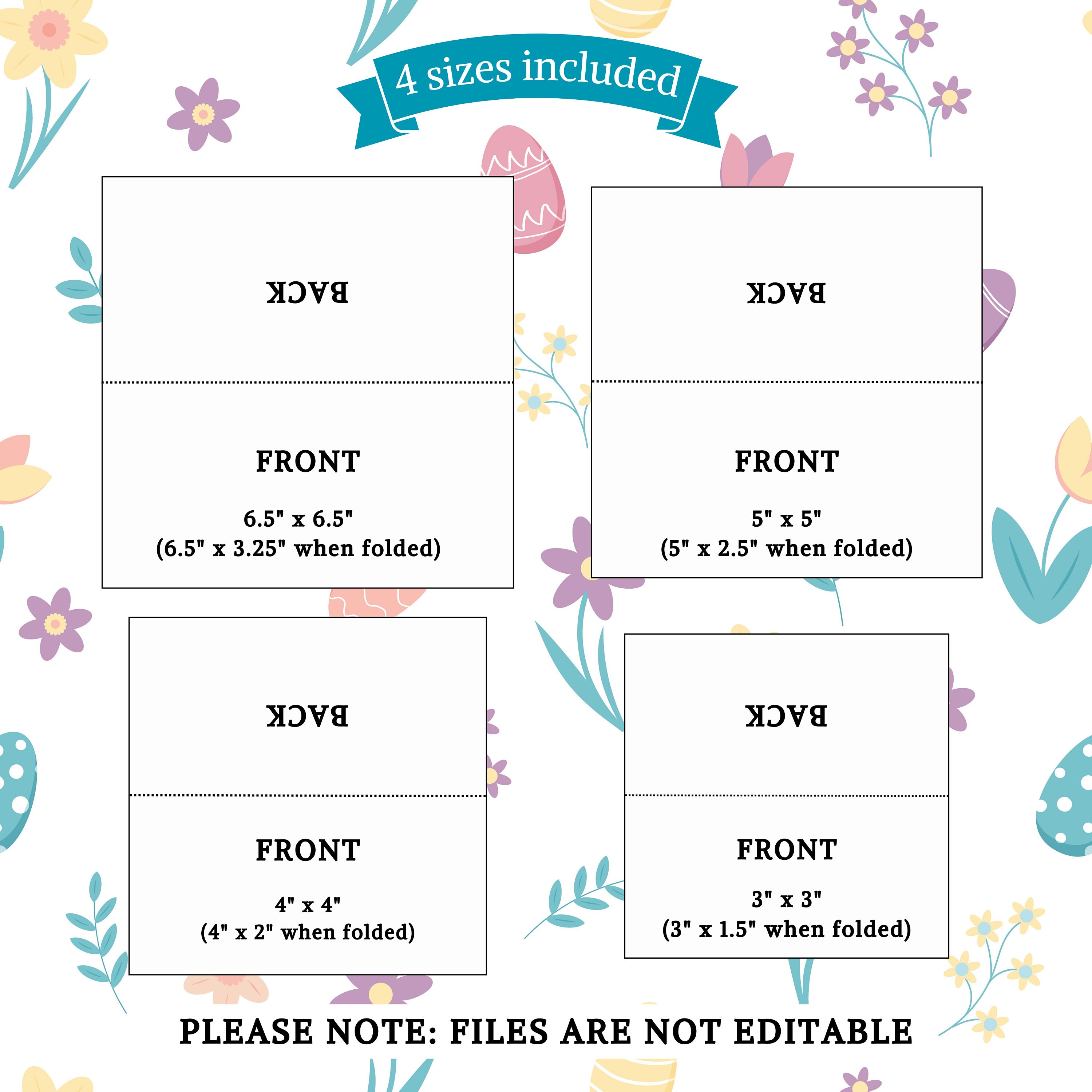 Easter Treat Bag Topper Printable for Kids Favors, Happy Easter Cookie ...
