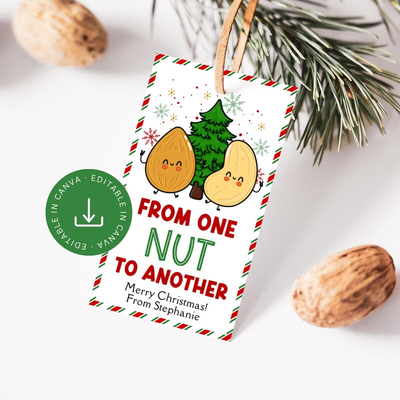 Christmas Labels for Nuts - Etsy