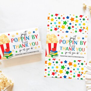 Teacher Appreciation Week Popcorn Wrapper Editable, Printable Popping ...