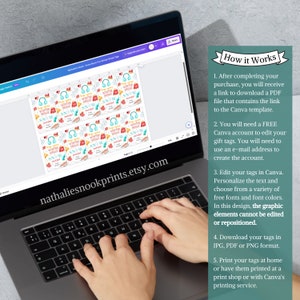 Snow Much Fun Winter Break Gift Tags, Class School Editable Holiday ...